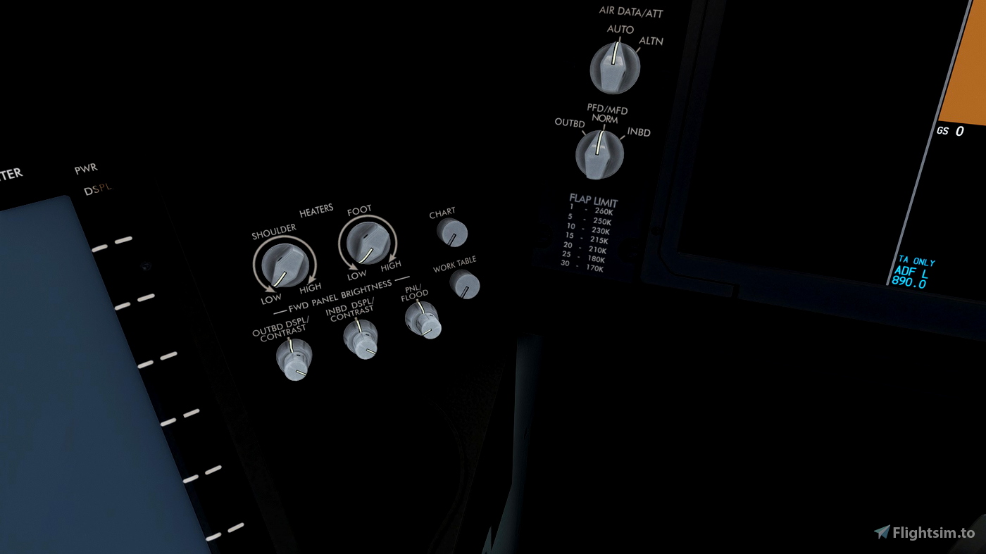 Realistic font mod for Kuro Boeing 787-8 for Microsoft Flight Simulator ...