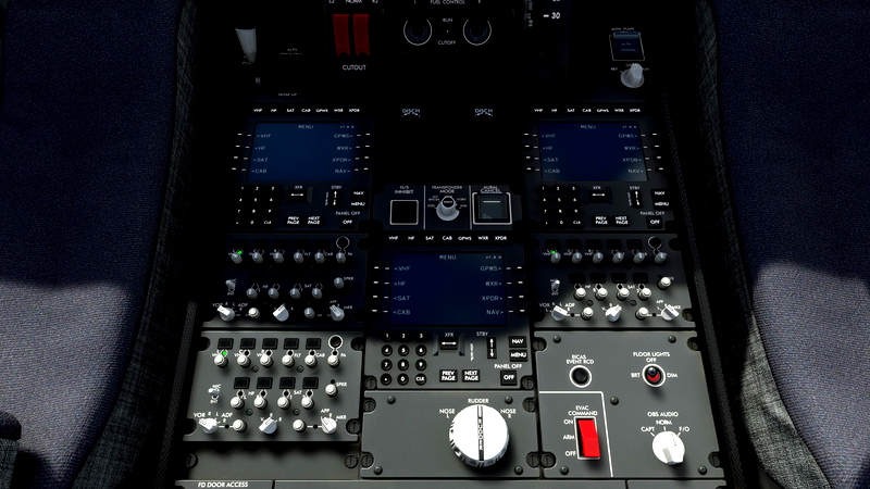 Realistic font mod for Kuro Boeing 787-8 for Microsoft Flight Simulator ...