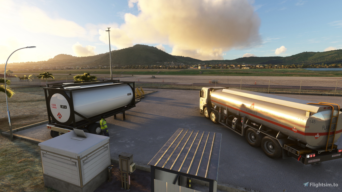 SLHSIMDESIGNS - TKPK - Robert E Bradshaw Intl Airport - ST. KITTS for Microsoft Flight Simulator ...