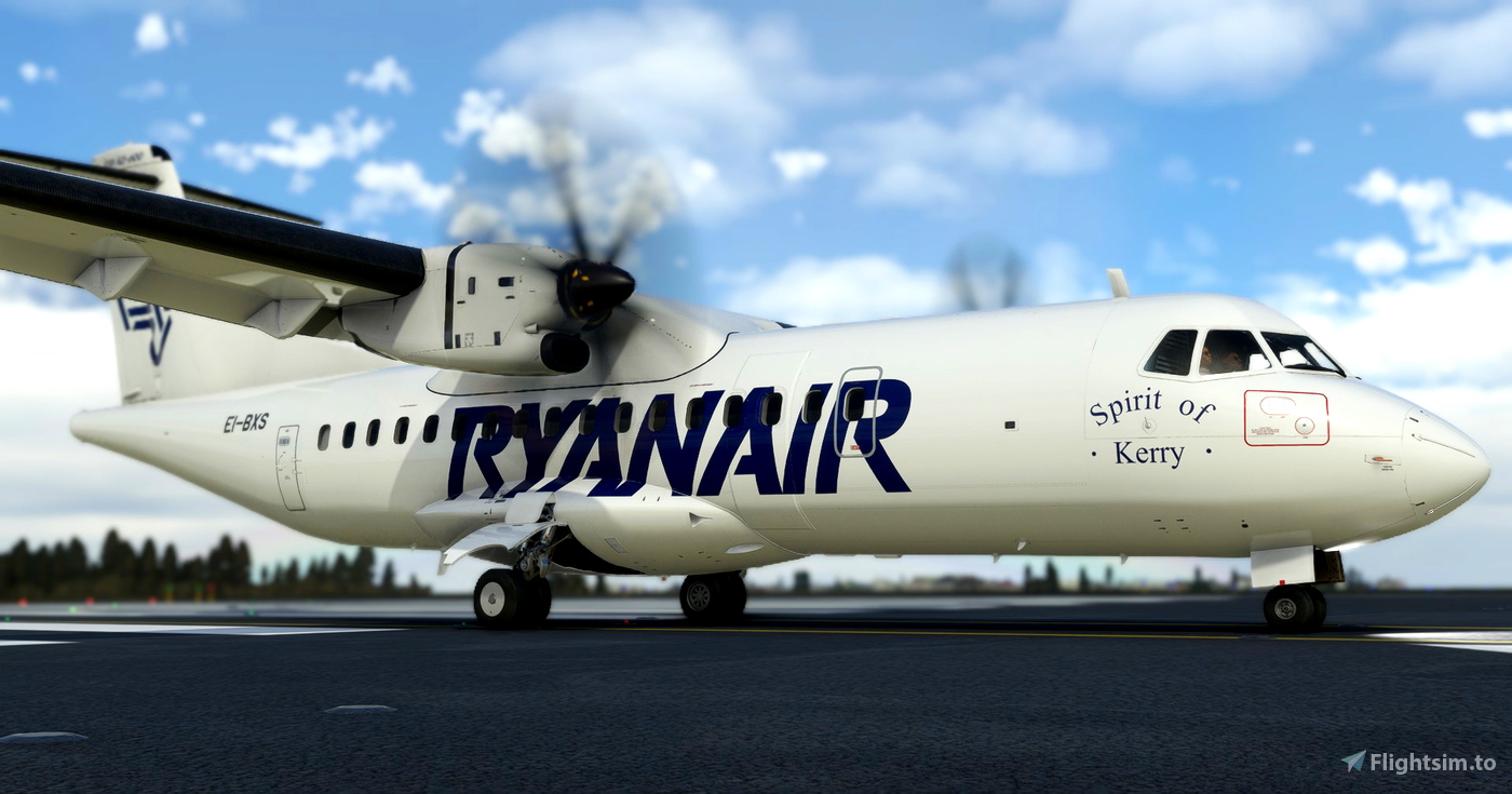Ryanair "1990s livery" "Spirit of Kerry" Hans Hartmann ATR 42-600 for ...