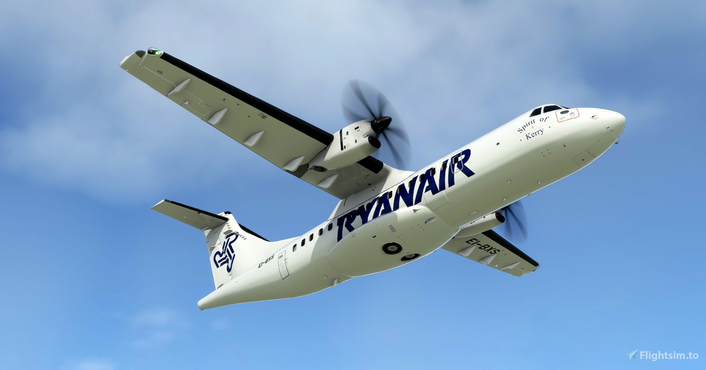 Ryanair "1990s livery" "Spirit of Kerry" Hans Hartmann ATR 42-600 for ...