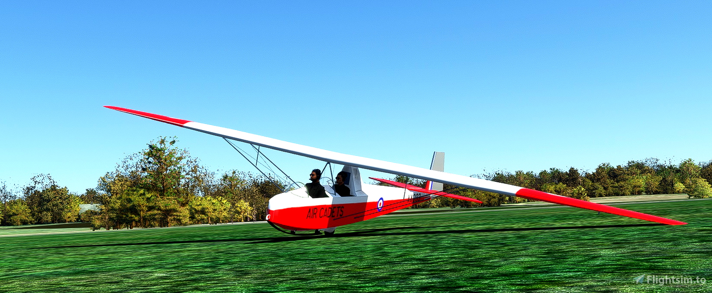 Slingsby T.31 Tandem Tutor for Microsoft Flight Simulator | MSFS