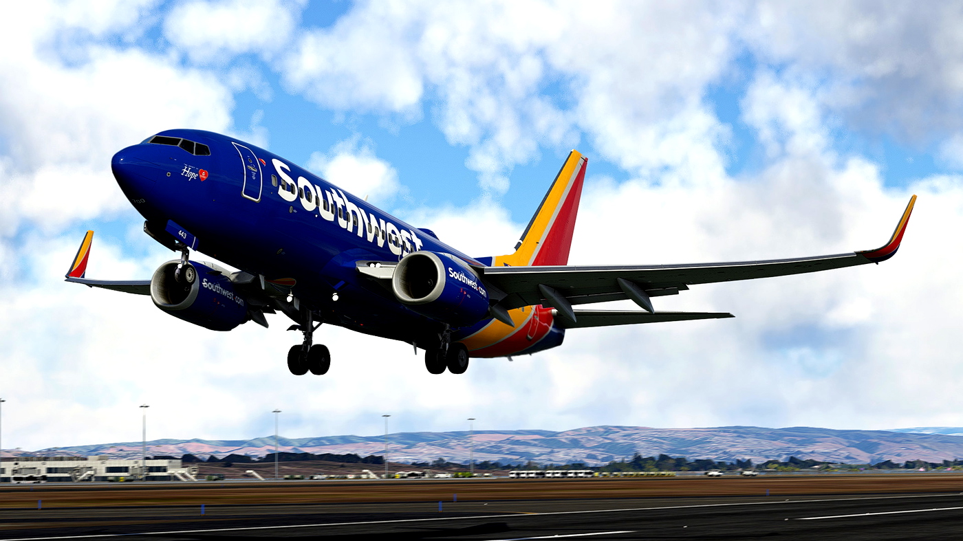 Southwest Airlines "Heart" [Pack] w/Cabin PMDG B737-700 for Microsoft ...