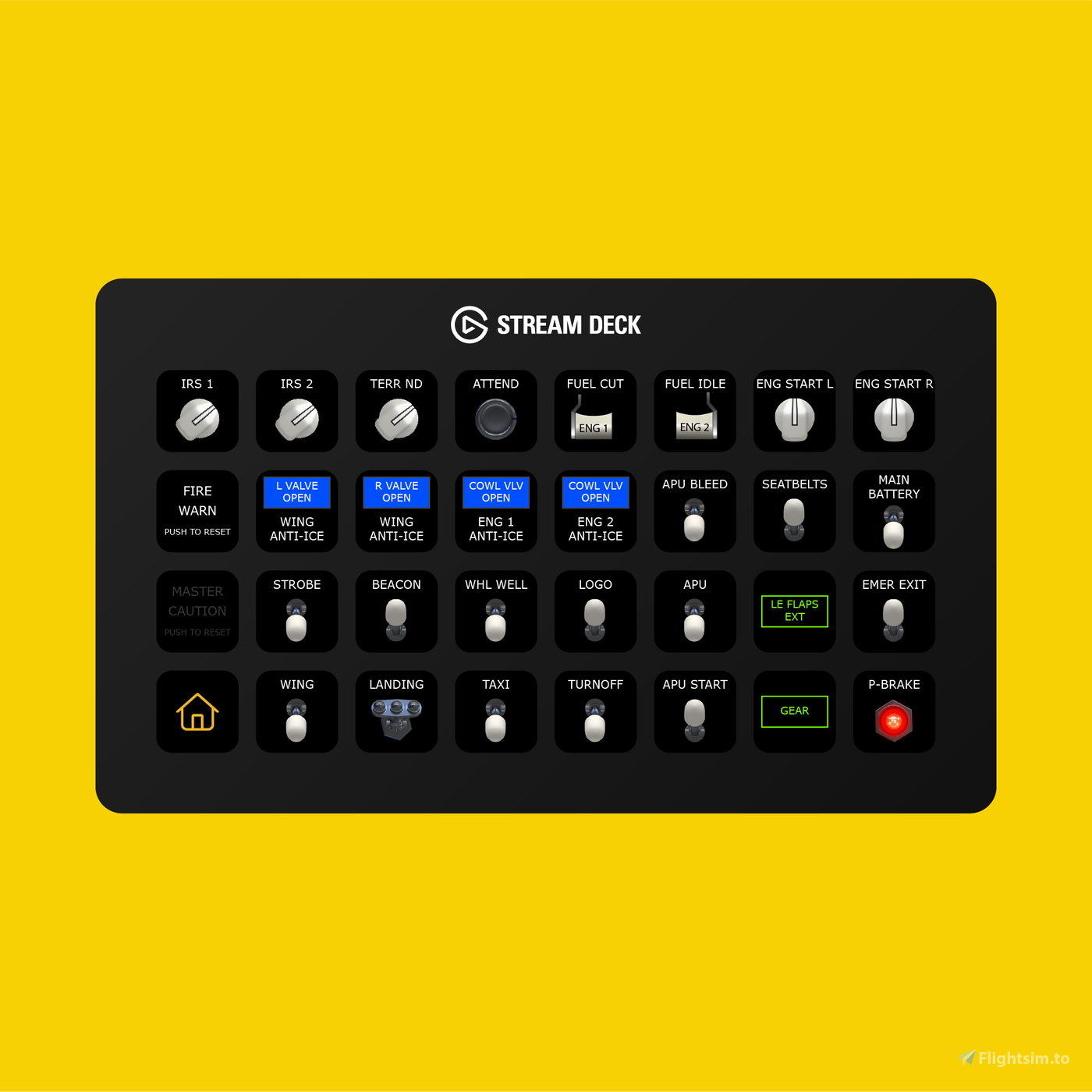 Flight Panels - Stream Deck Series: PMDG Boeing 737 for Microsoft ...