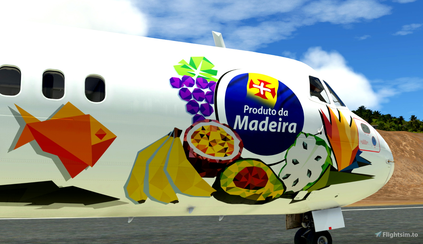 Swiftair EC-MAF "Produto da Madeira" Sticker for Microsoft Flight ...