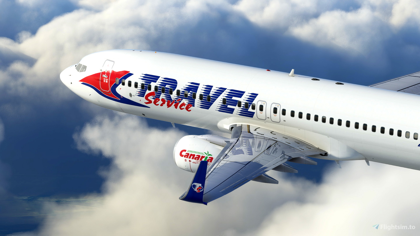 Travelservice [OK-TSD / OK-TSE] w/Cabin PMDG B737-800 for Microsoft Flight Simulator | MSFS