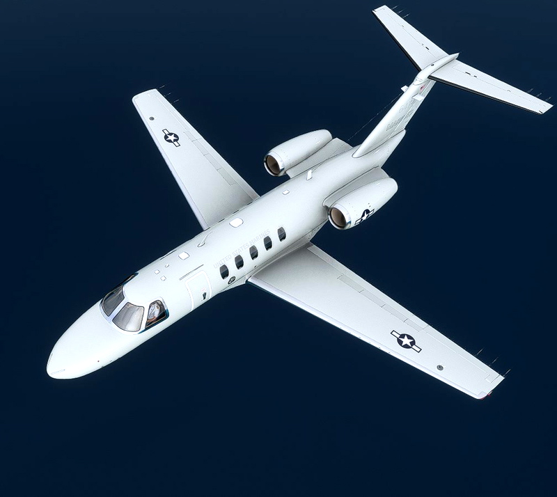 UC-35 Livery and Flight Model for CITATION CJ4 for Microsoft Flight ...
