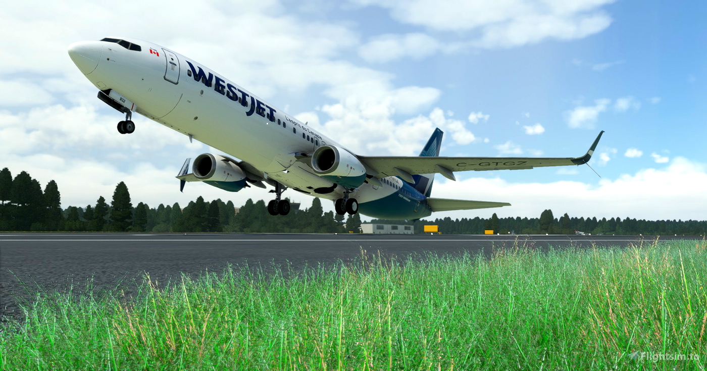 WestJet "2018 livery" PMDG B737-900ER Scimitar winglets for Microsoft ...