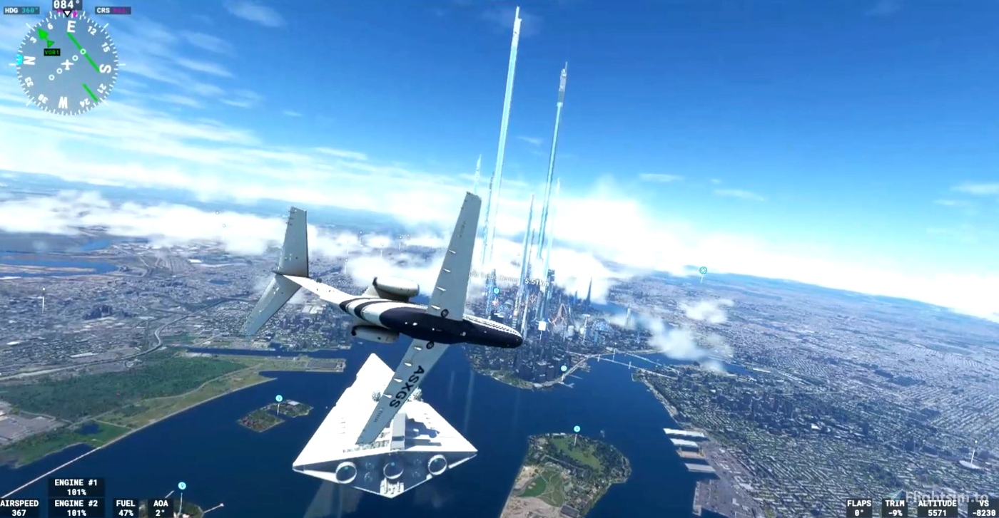 World's Tallest Towers in ONE City for Microsoft Flight Simulator | MSFS