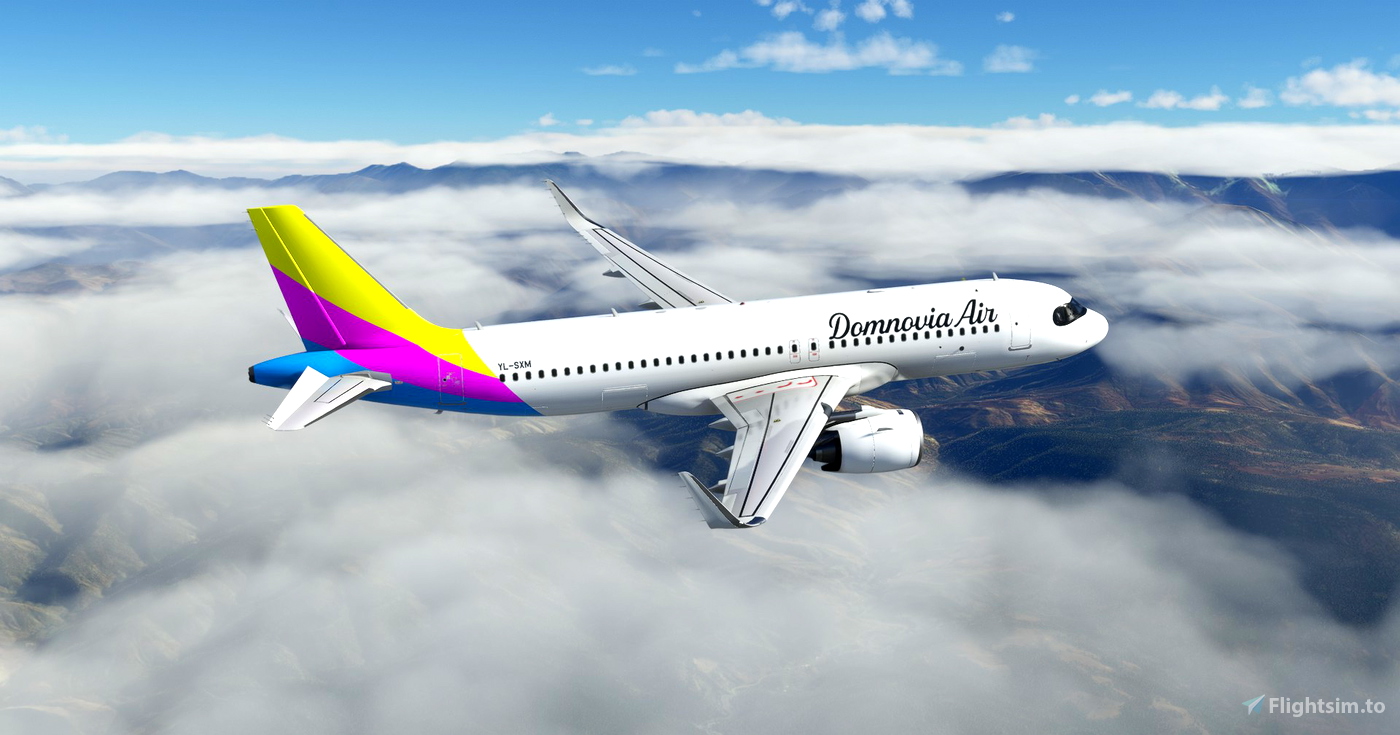 [A32NX] Domnovia Air FBW A320 Neo for Microsoft Flight Simulator | MSFS
