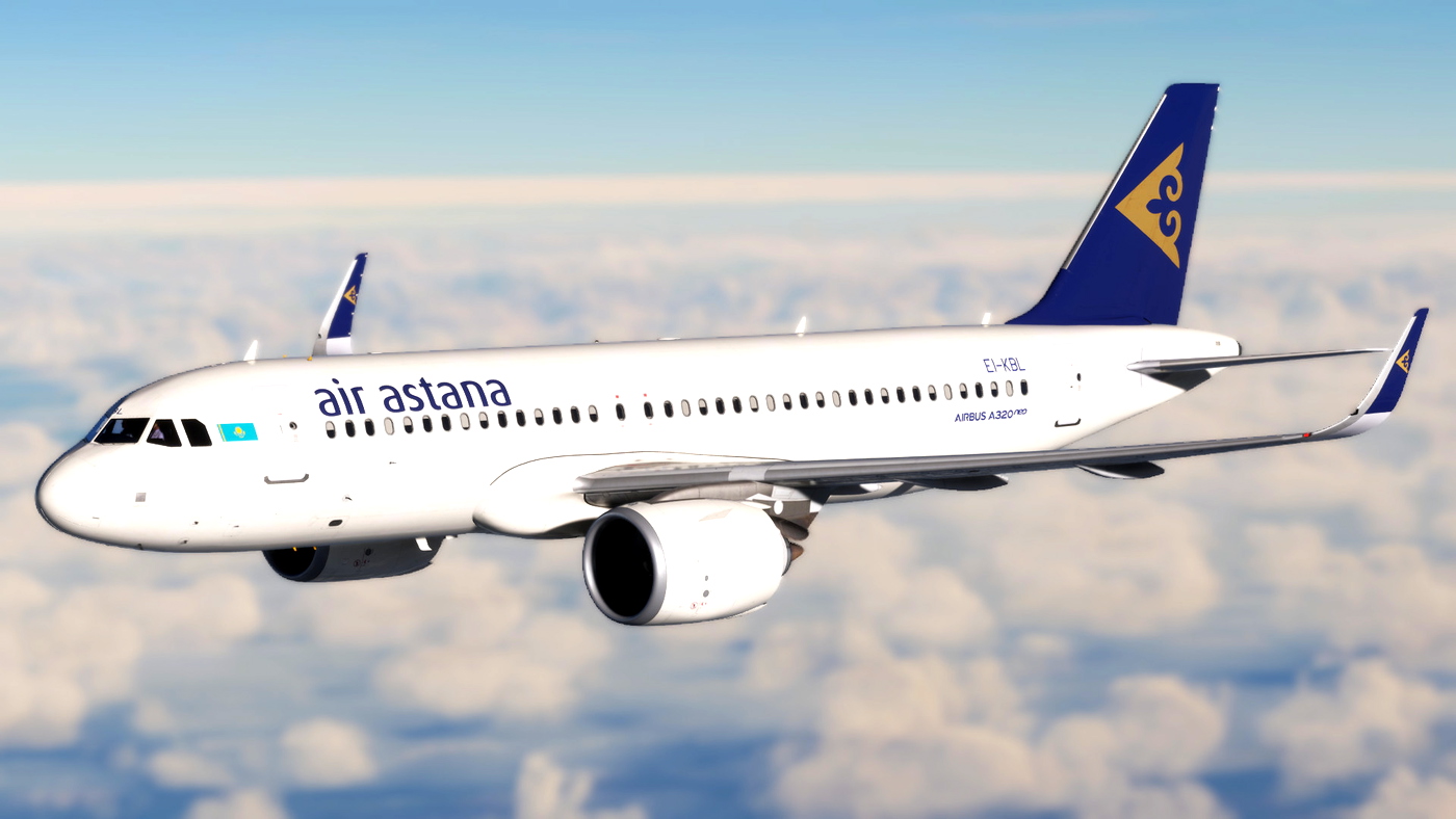 iniBuilds Airbus A320Neo Air Astana Fleet Pack | 4K for Microsoft ...
