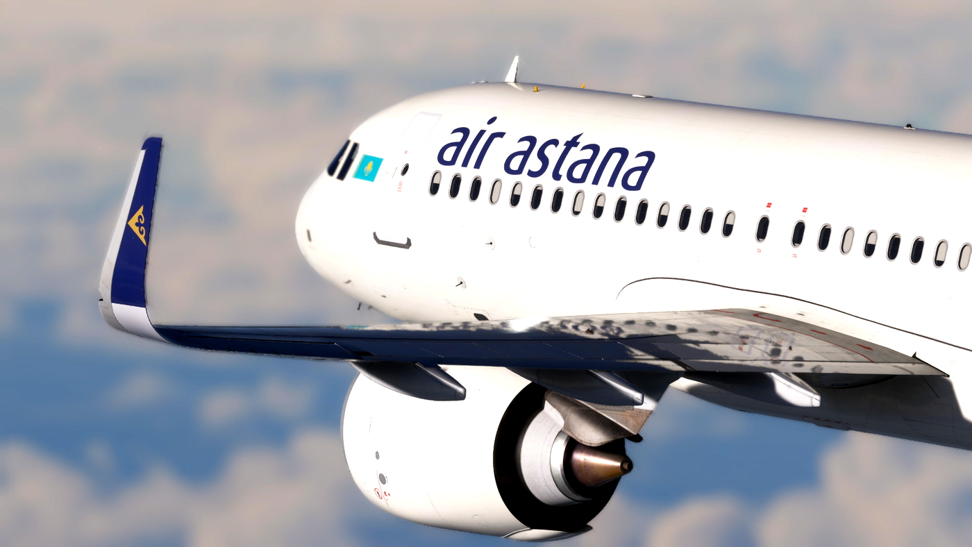iniBuilds Airbus A320Neo Air Astana Fleet Pack | 4K for Microsoft ...