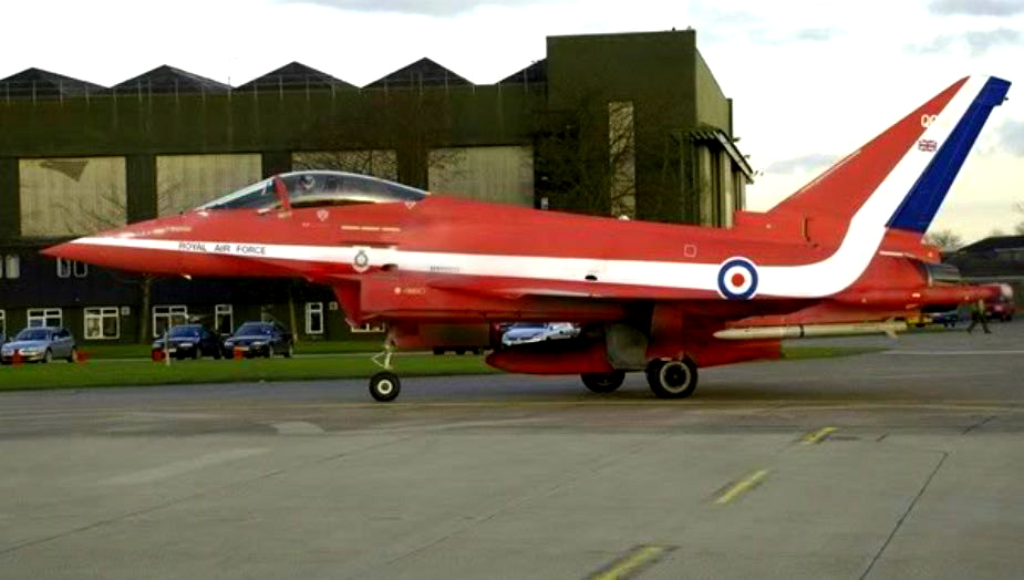 2011 RAF "Red Arrow" Typhoon Livery のために Microsoft Flight Simulator | MSFS