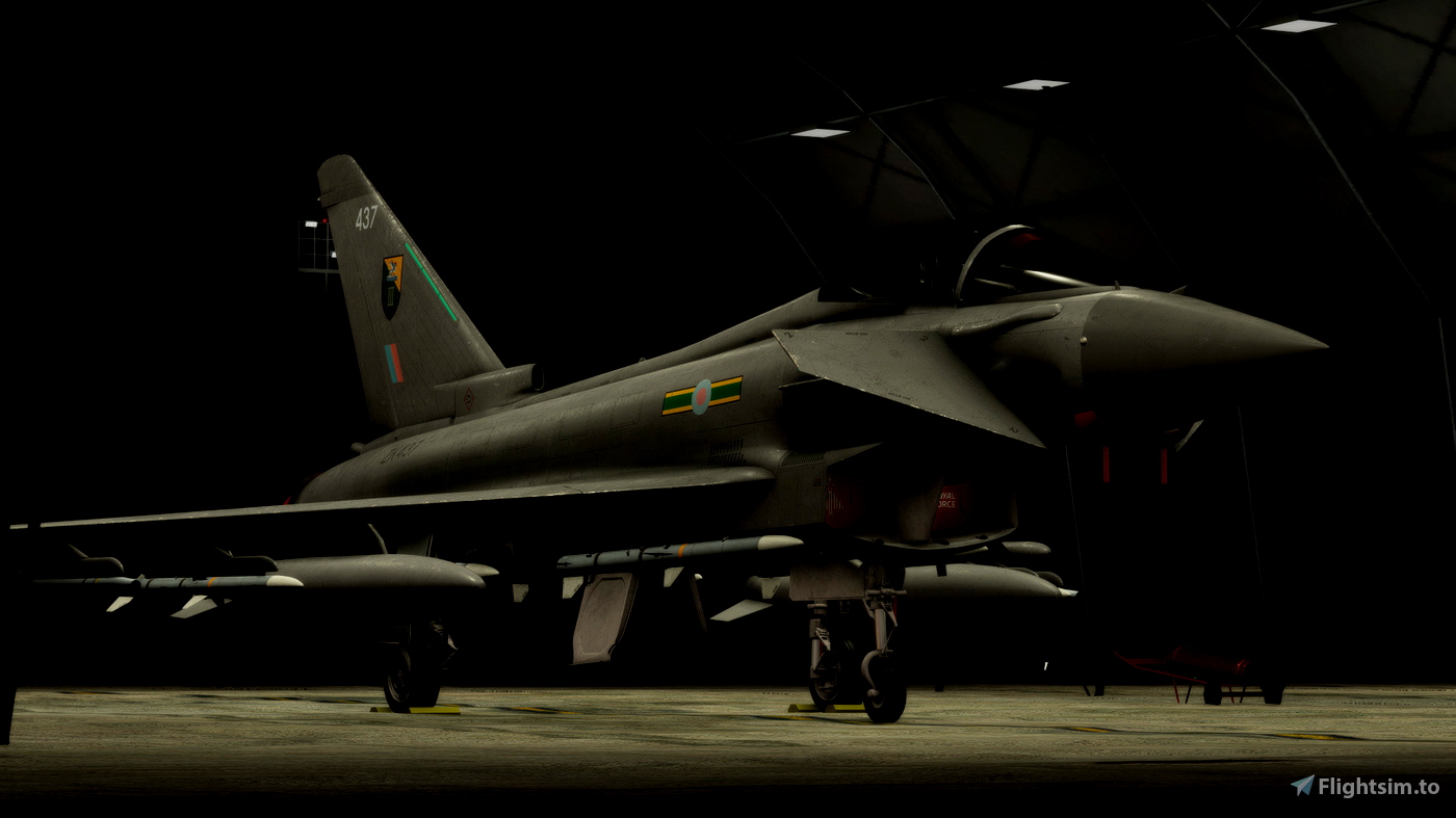 CJ Simulations Typhoon - RAF 3 (F) SQN Markings Livery Pack (2 Liveries ...