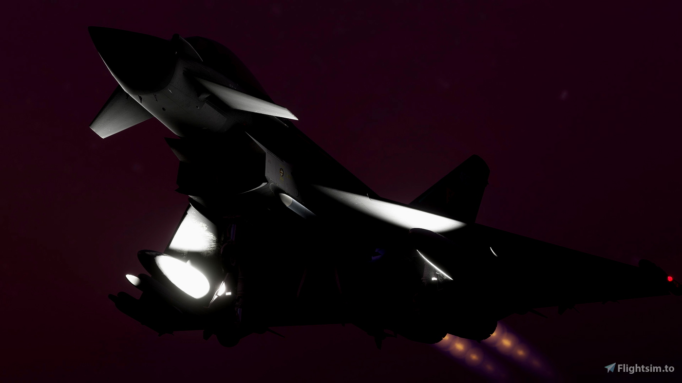 CJ Simulations Typhoon - RAF 3 (F) SQN Markings Livery Pack (2 Liveries ...