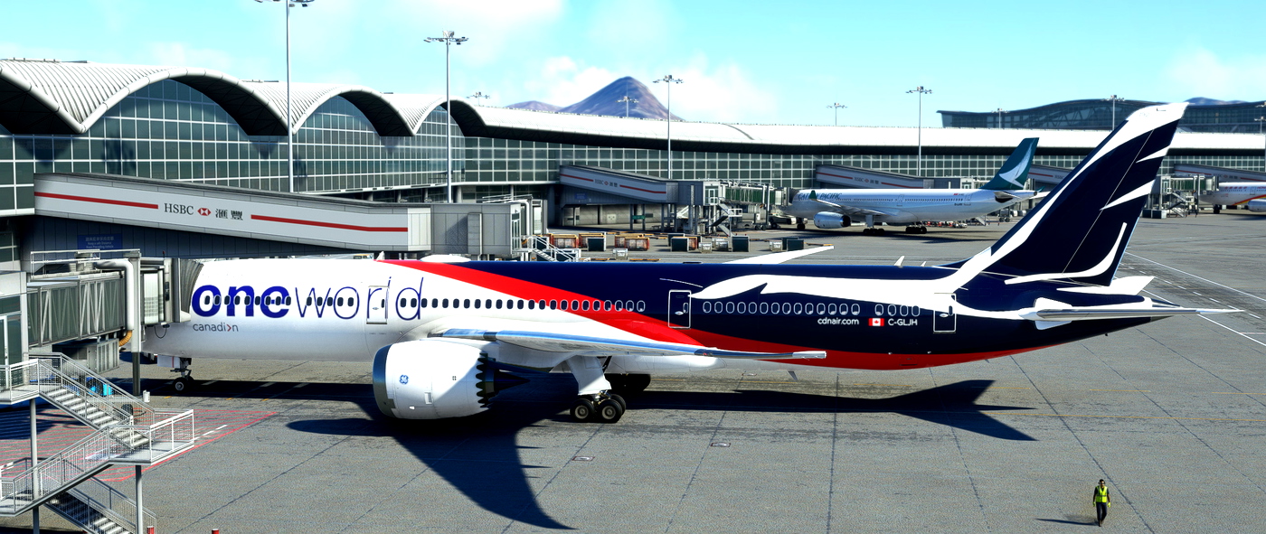 [4K] Canadian Airlines (Oneworld Livery) | Horizon 787-9 a oldalon ...