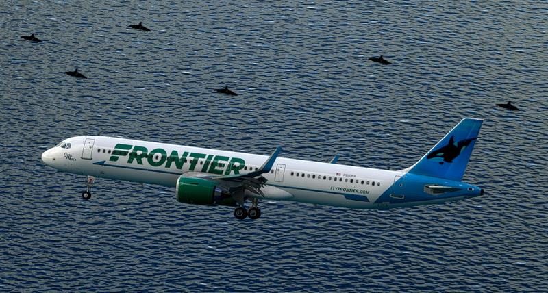 Frontier Airlines Ozzy the Orca (N610FR) | LatinVFR A321neo (PW) for ...