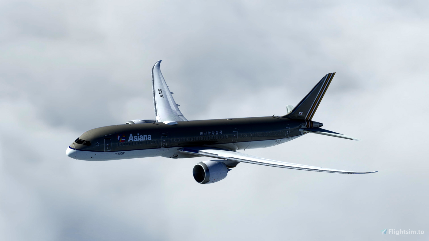 [8K] Asiana Airlines B787-9 Livery Package for Microsoft Flight ...