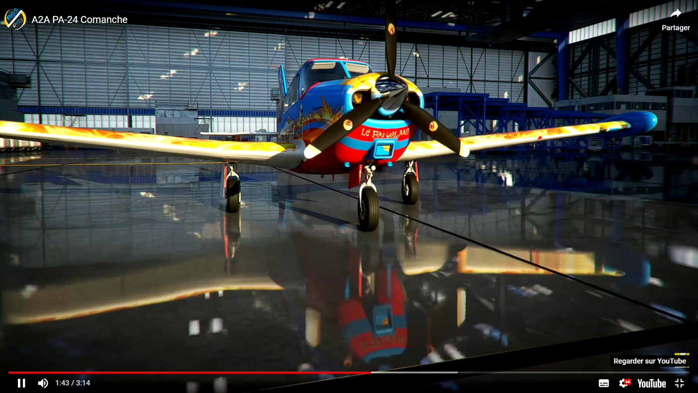 A2A PA-24 Comanche - ( le fou volant) fait Par RGSfrancevoyage for ...