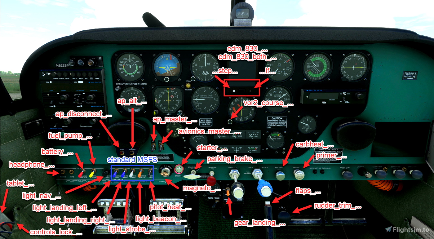 A2A PA-24 Comanche scripts for Lorby's Axis And Ohs (AAO) for Microsoft ...