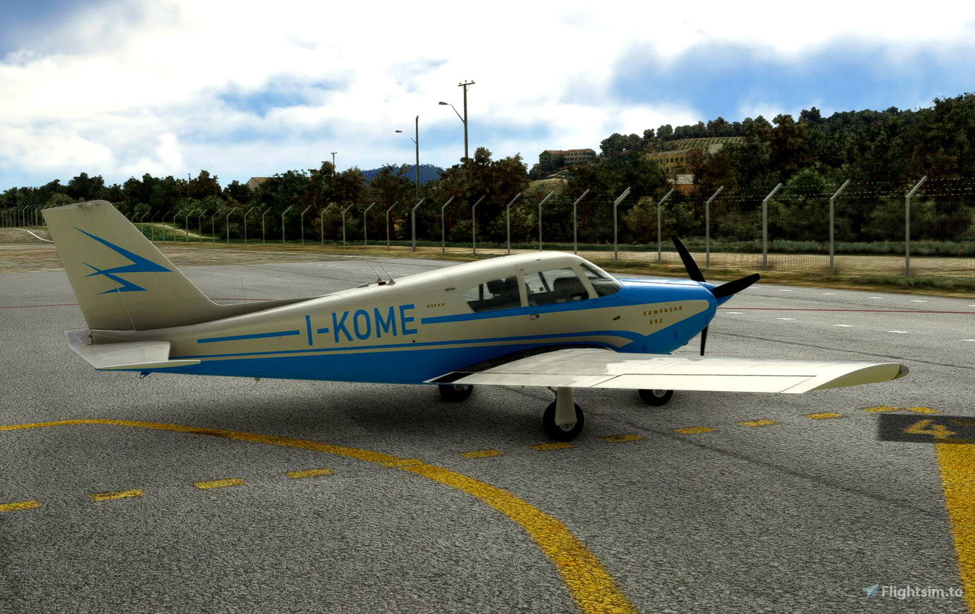 A2A PA24 Comanche I-KOME for Microsoft Flight Simulator | MSFS