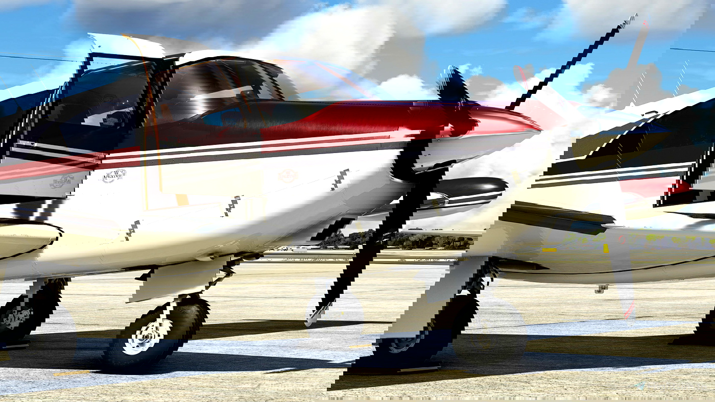 A2A Piper PA-24 Comanche N6494P + Custom Interior and Registration for Microsoft Flight ...