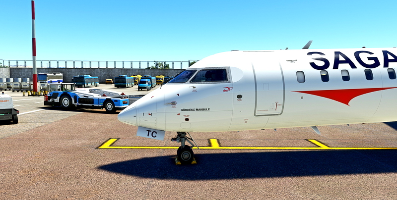 Aerosoft CRJ 700 SAGA Airlines Livery for Microsoft Flight Simulator | MSFS
