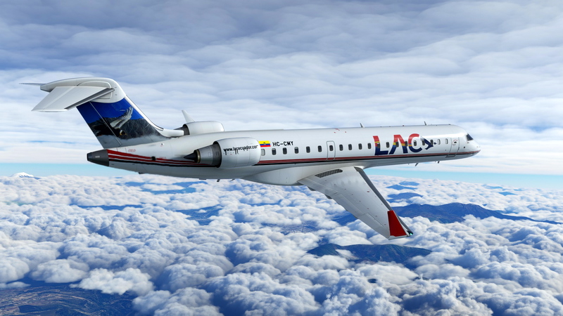 [Aerosoft] LAC Linea Aerea Cuencana Bombardier CRJ-700 for Microsoft ...