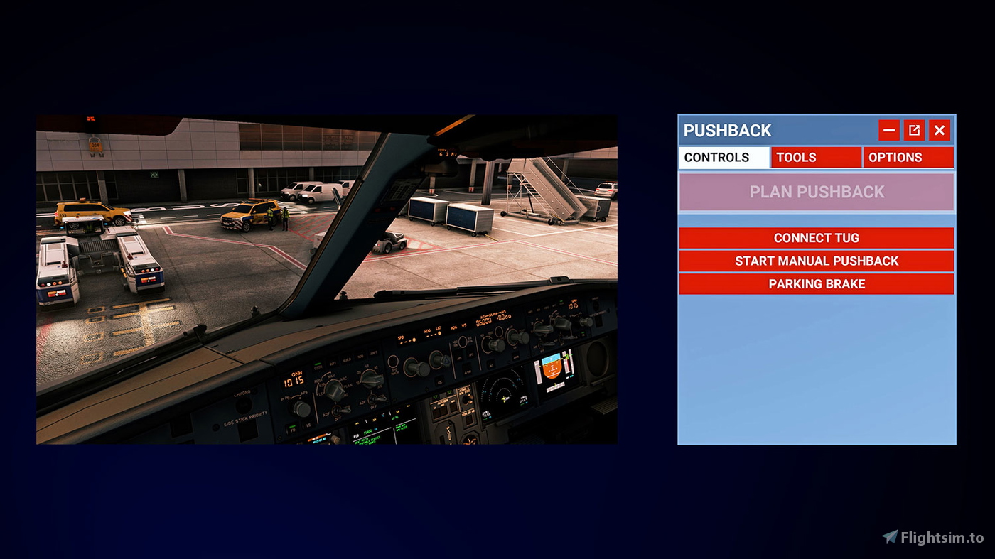 Aerosoft - Aerosoft Toolbar Pushback Pro for Microsoft Flight Simulator | MSFS