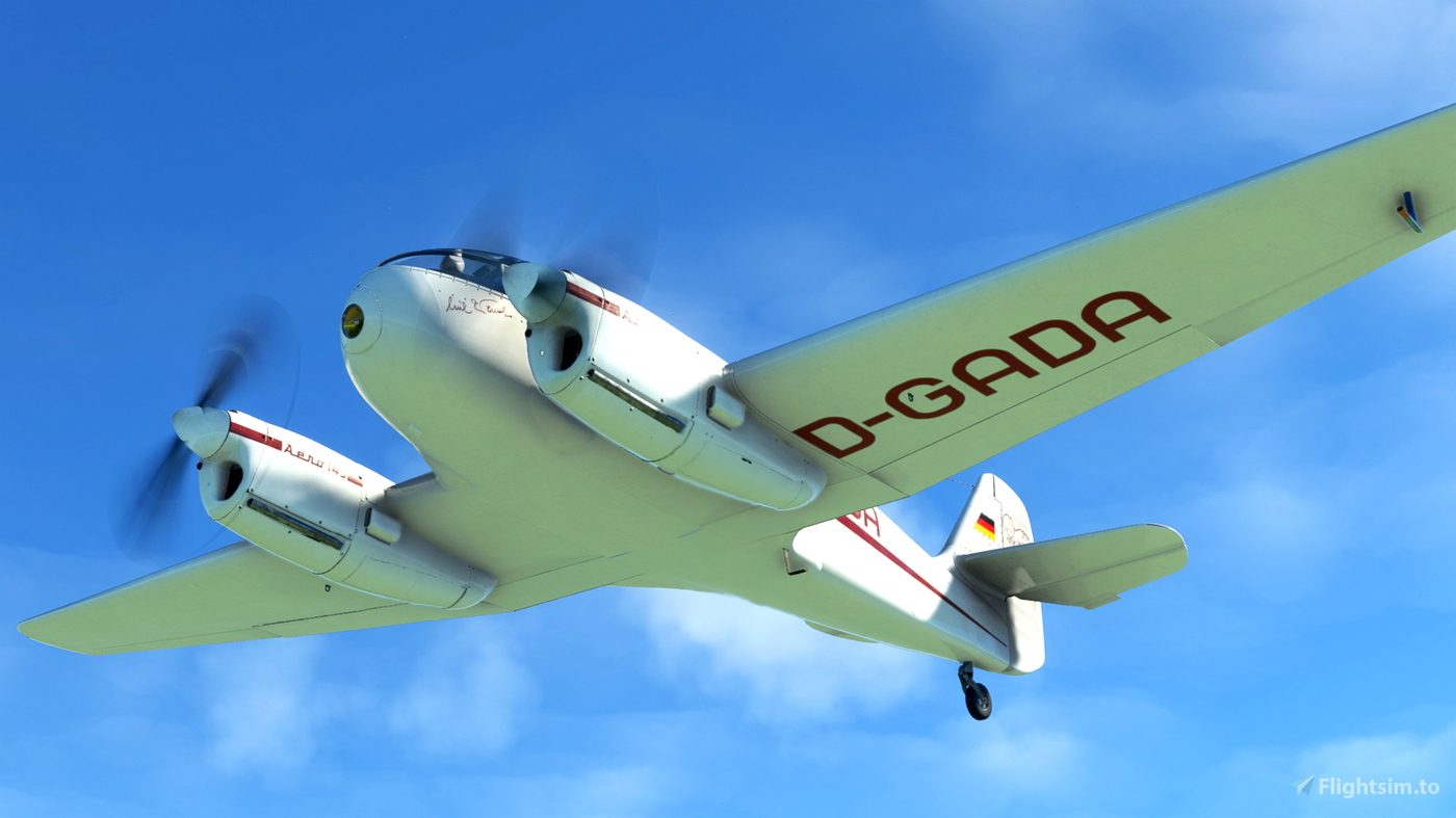 Aerovodochody Aero 145 "D-GADA" Germany ca. 2000 for Microsoft Flight ...