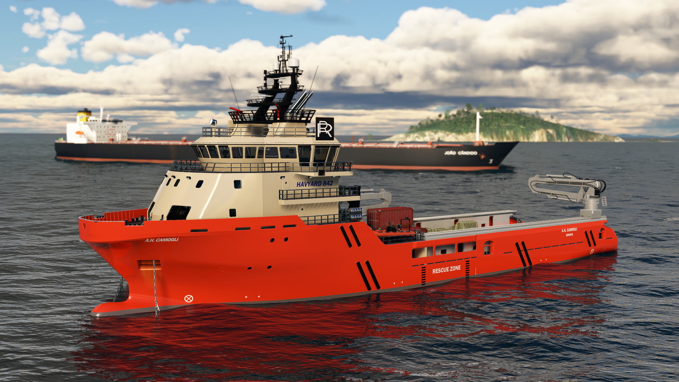 Marine RM - AHTS Havyard 842 for Microsoft Flight Simulator | MSFS