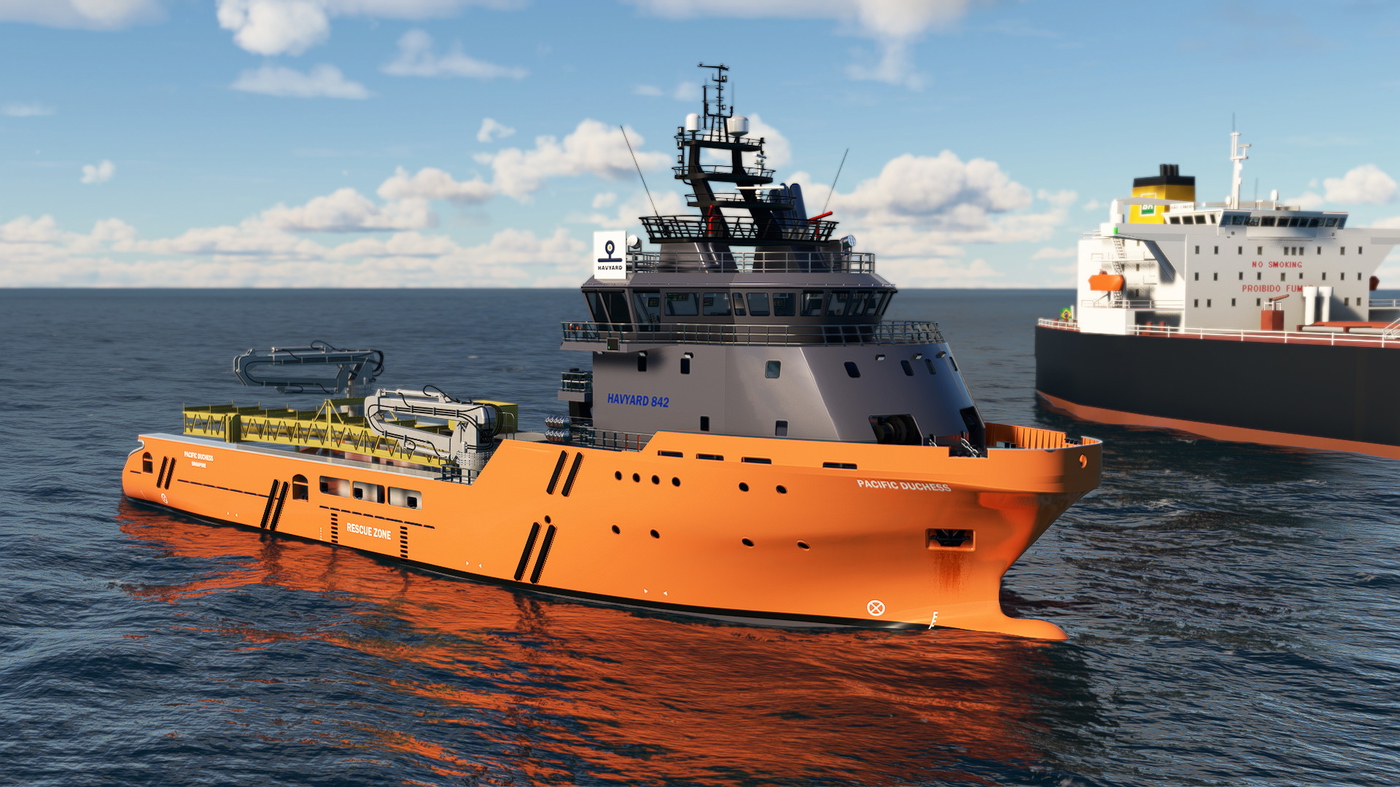 Marine RM - AHTS Havyard 842 for Microsoft Flight Simulator | MSFS