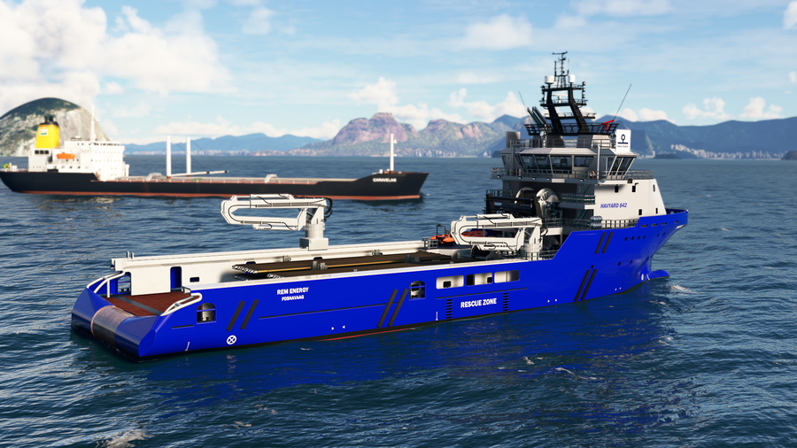 Marine RM - AHTS Havyard 842 for Microsoft Flight Simulator | MSFS