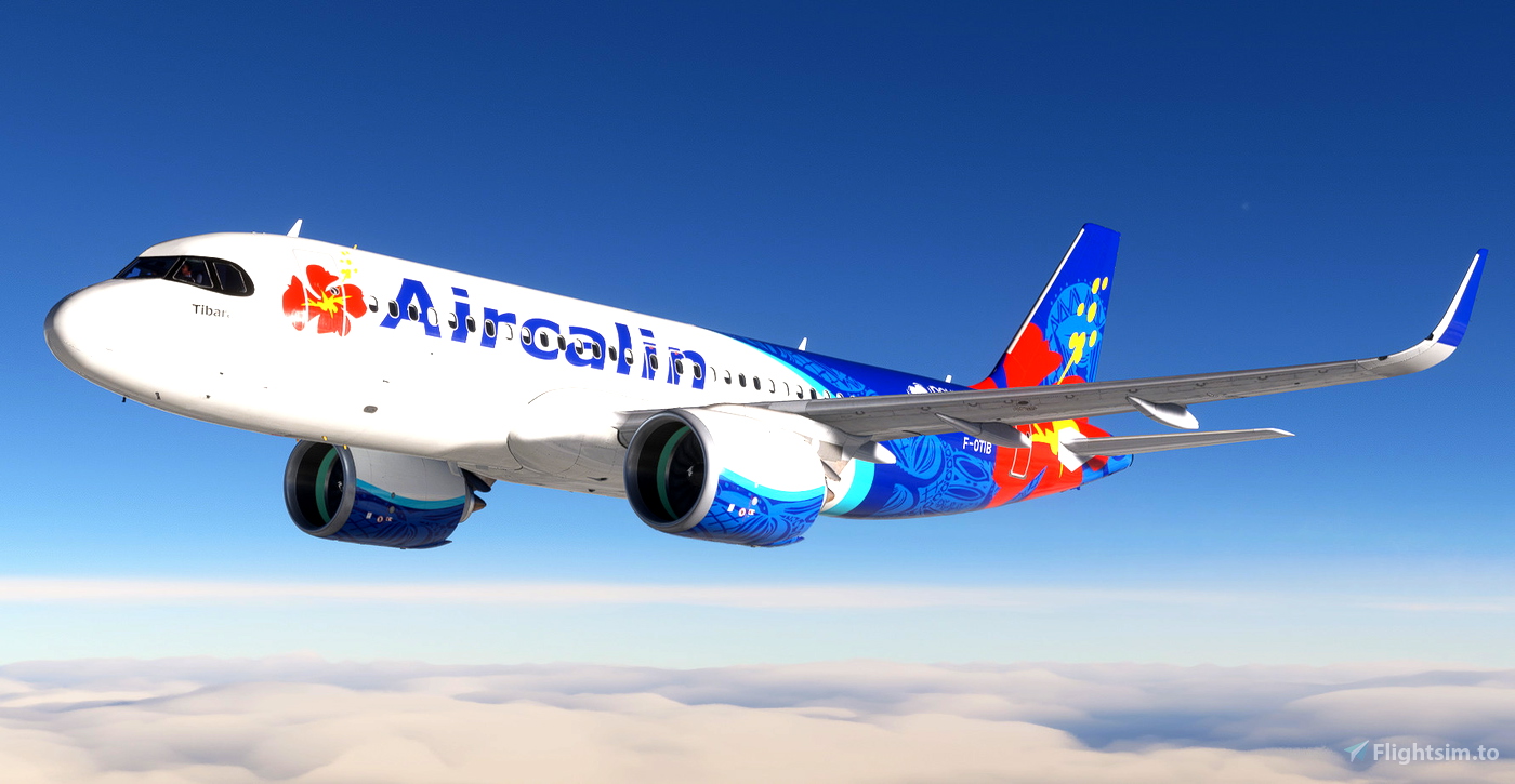 Air Calin 'Tibarama' F-OTIB A320neo | iniBuilds A320neo [4K] for ...