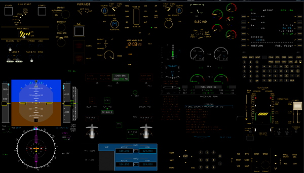 Air Manager instrument set for PMDG 737-700 – Base package for ...