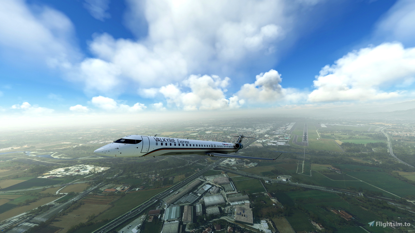 Air Valkyrie| I-HODR | Microsoft Flight Simulator | Aerosoft CRJ-1000 ...