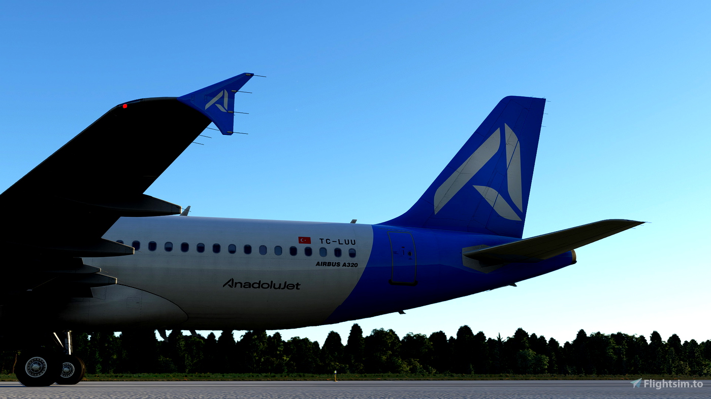 AJet (AnadoluJet new livery) | Fenix A320 | NEW LIVERY! 对于 Microsoft ...