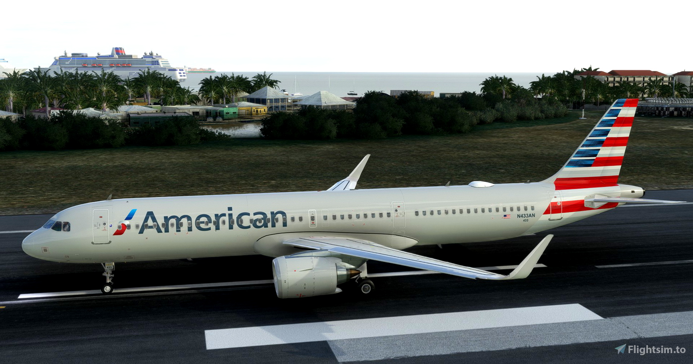 American Airlines "2013 livery" "N433AN" LatinVFR A321 Neo LR leap for ...