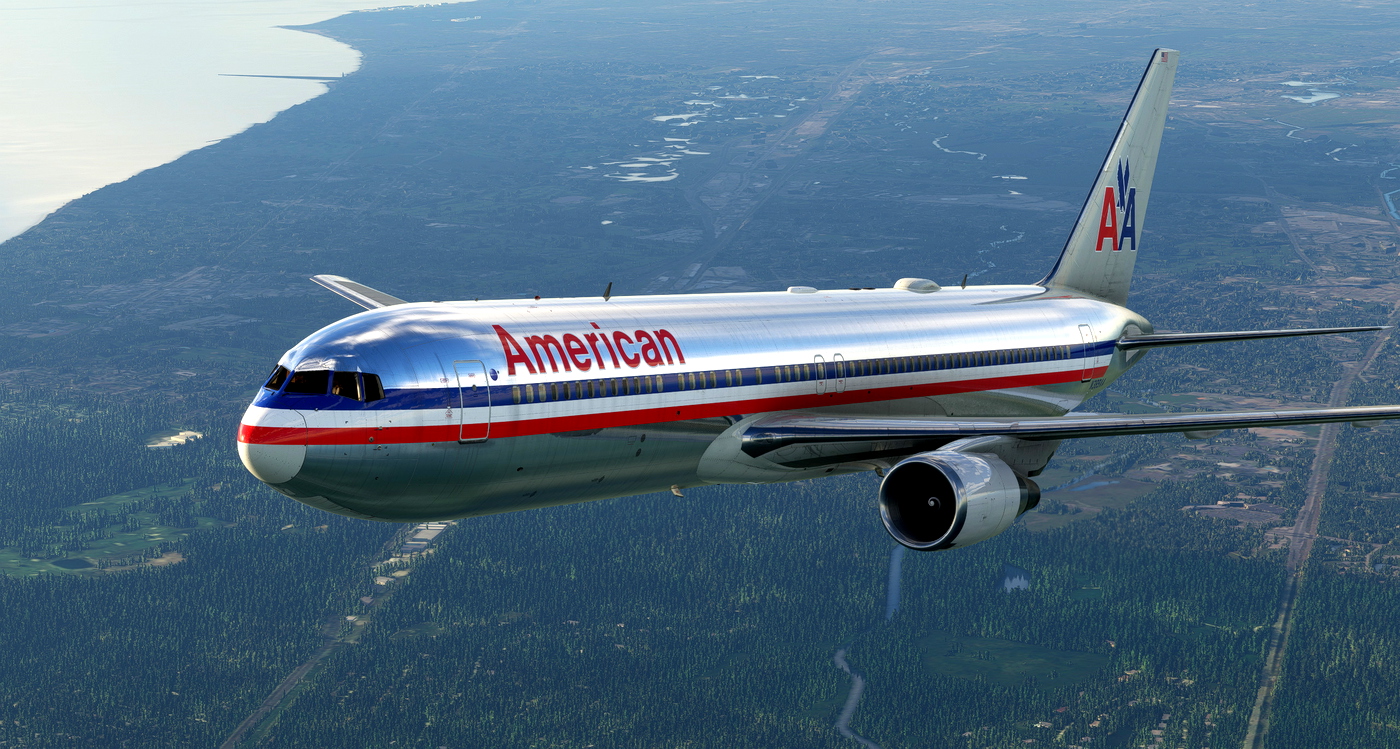 American (Bare Metal) (No Winglets) - CS 767-300 (GE 4 Door) for ...