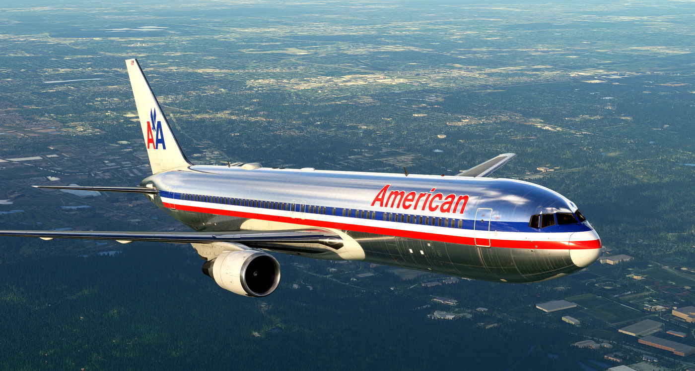 American (Bare Metal) (No Winglets) - CS 767-300 (GE 4 Door) for ...