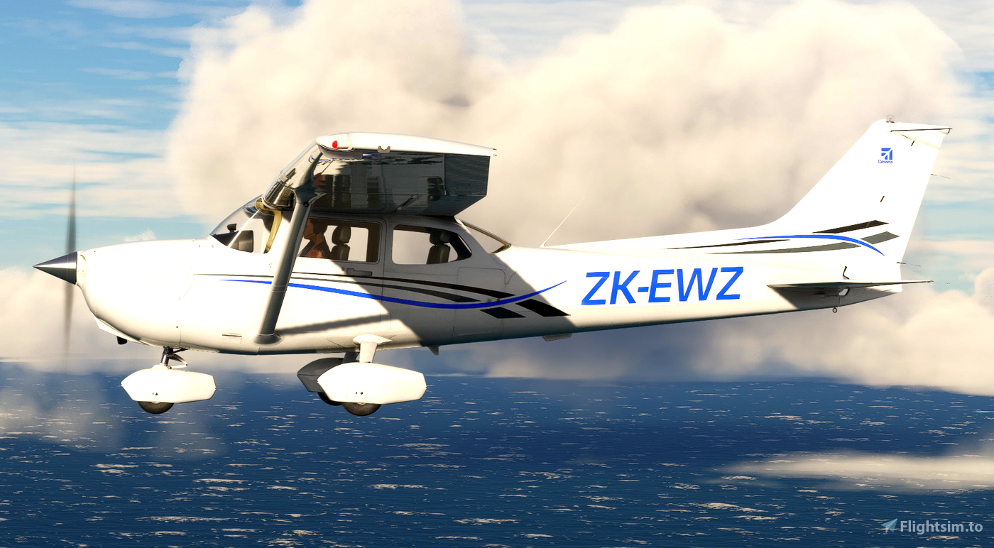 Ardmore Flying School ZK-EWZ | Asobo Cessna C172 Skyhawk G1000 [4K] för ...