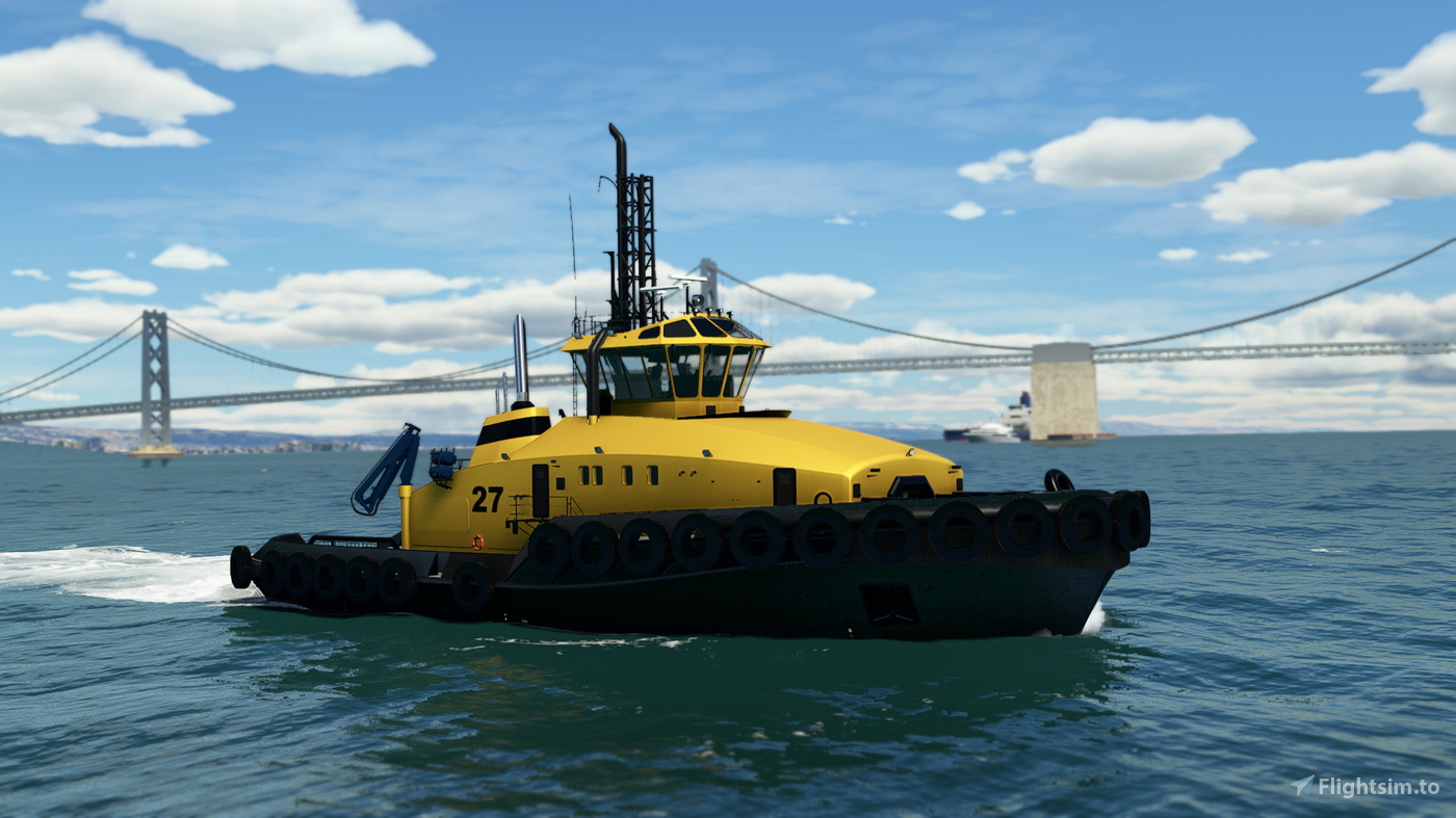 Marine RM - ASD Tug Boat for Microsoft Flight Simulator | MSFS