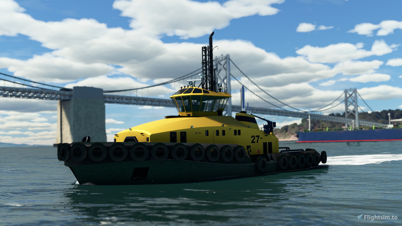 Marine RM - ASD Tug Boat for Microsoft Flight Simulator | MSFS