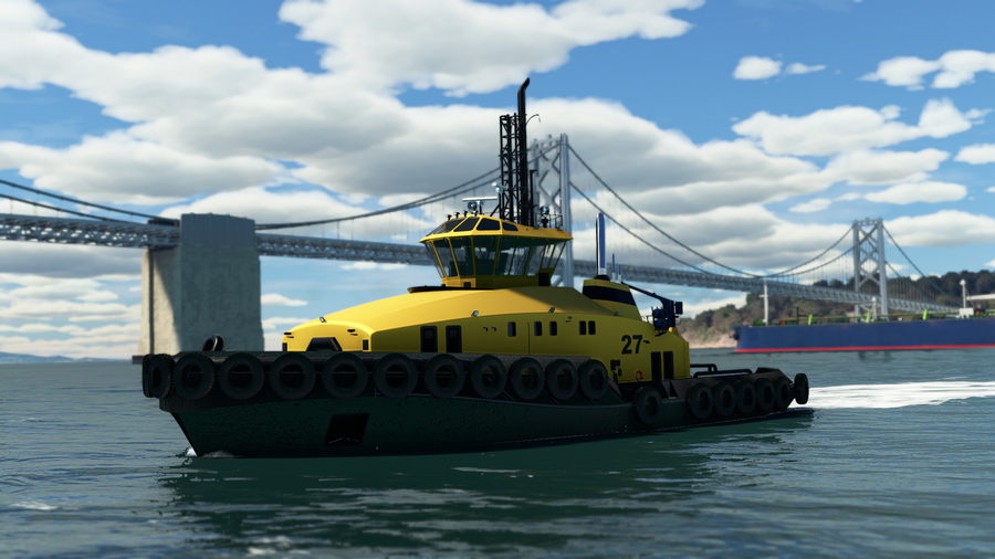 Marine RM - ASD Tug Boat for Microsoft Flight Simulator | MSFS