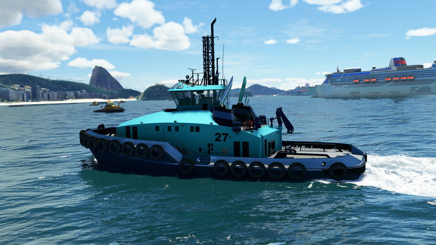 Marine RM - ASD Tug Boat for Microsoft Flight Simulator | MSFS