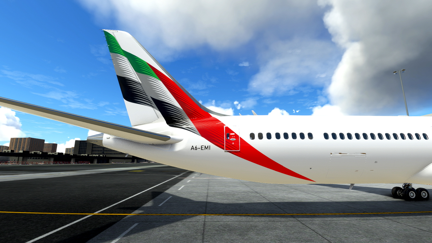 Asobo Boeing 787-10 Emirates New Livery 8K 对于 Microsoft Flight ...