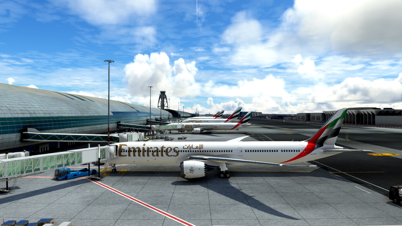 Asobo Boeing 787-10 Emirates New Livery 8K 对于 Microsoft Flight ...