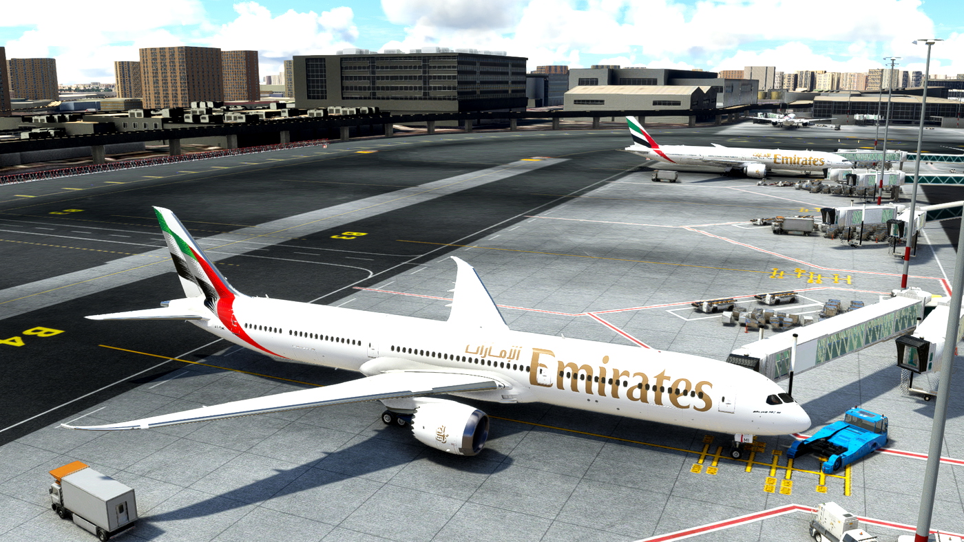 Asobo Boeing 787-10 Emirates New Livery 8K 对于 Microsoft Flight ...