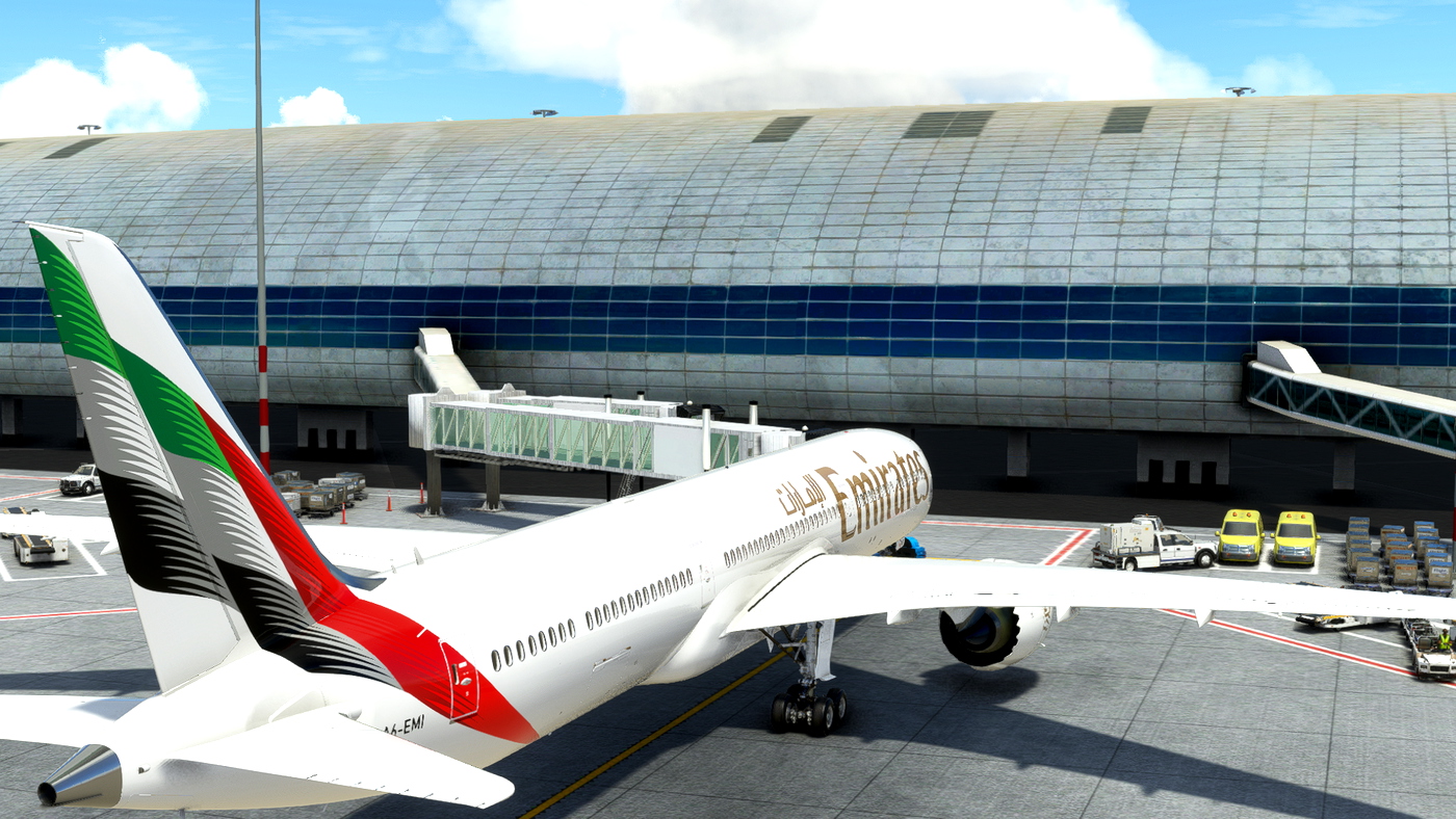 Asobo Boeing 787-10 Emirates New Livery 8K 对于 Microsoft Flight ...