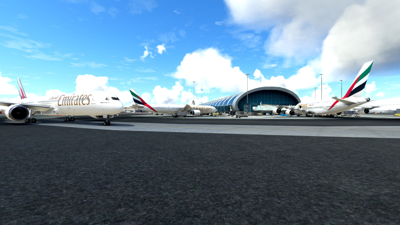 Asobo Boeing 787-10 Emirates New Livery 8K 对于 Microsoft Flight ...